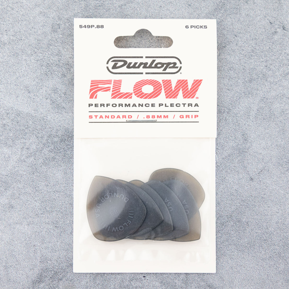 Dunlop Flow Standard Picks, 0.88mm, 6-Pack – Carlton Music Center