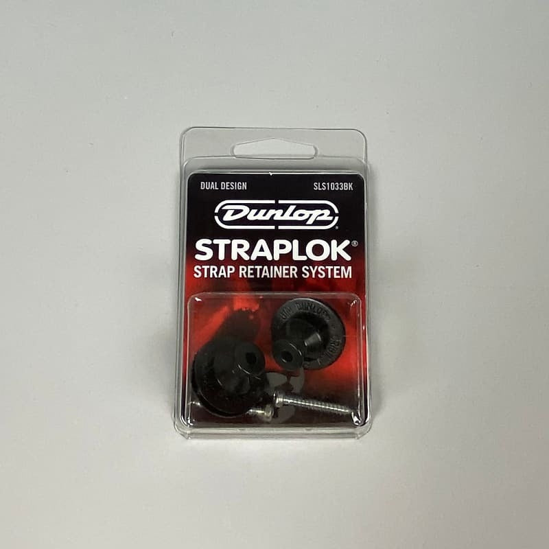 Dunlop Straplok Dual Design Strap Retainers, Black – Carlton Music Center