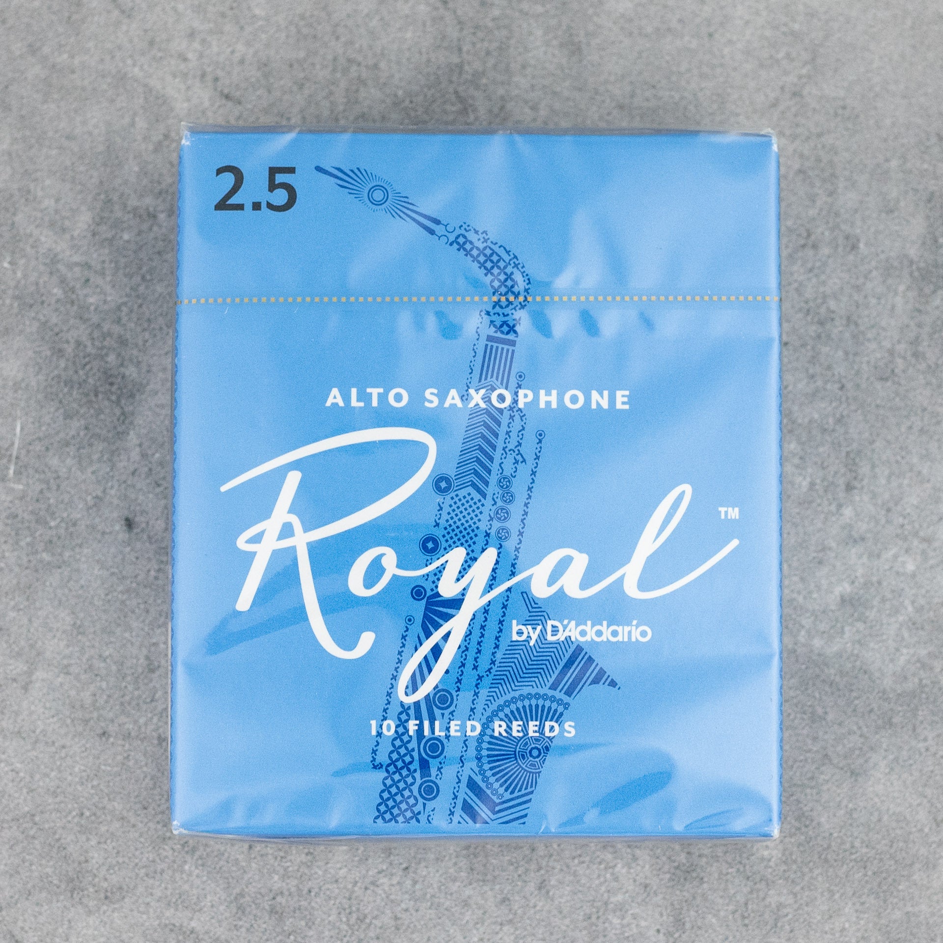 Royal by D'Addario Alto Sax Reeds, Strength 2.5 (Box of 10) – Carlton ...