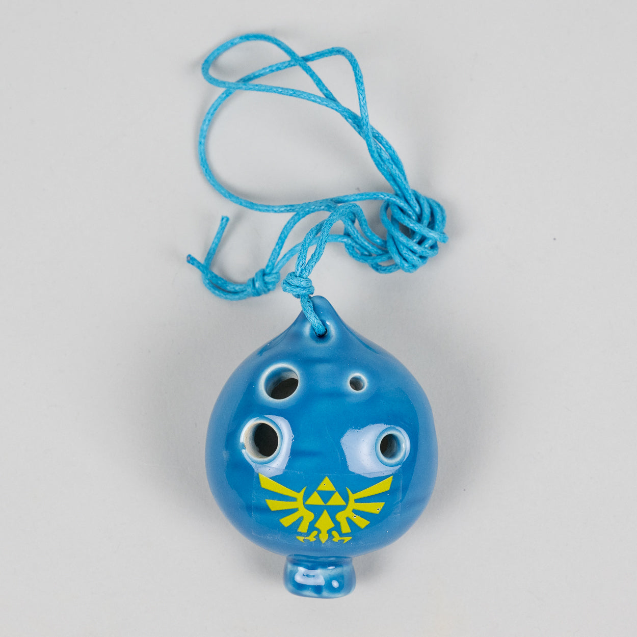 Songbird Blue Spade 4-Hole Ocarina in G, Hylian Crest – Carlton Music ...