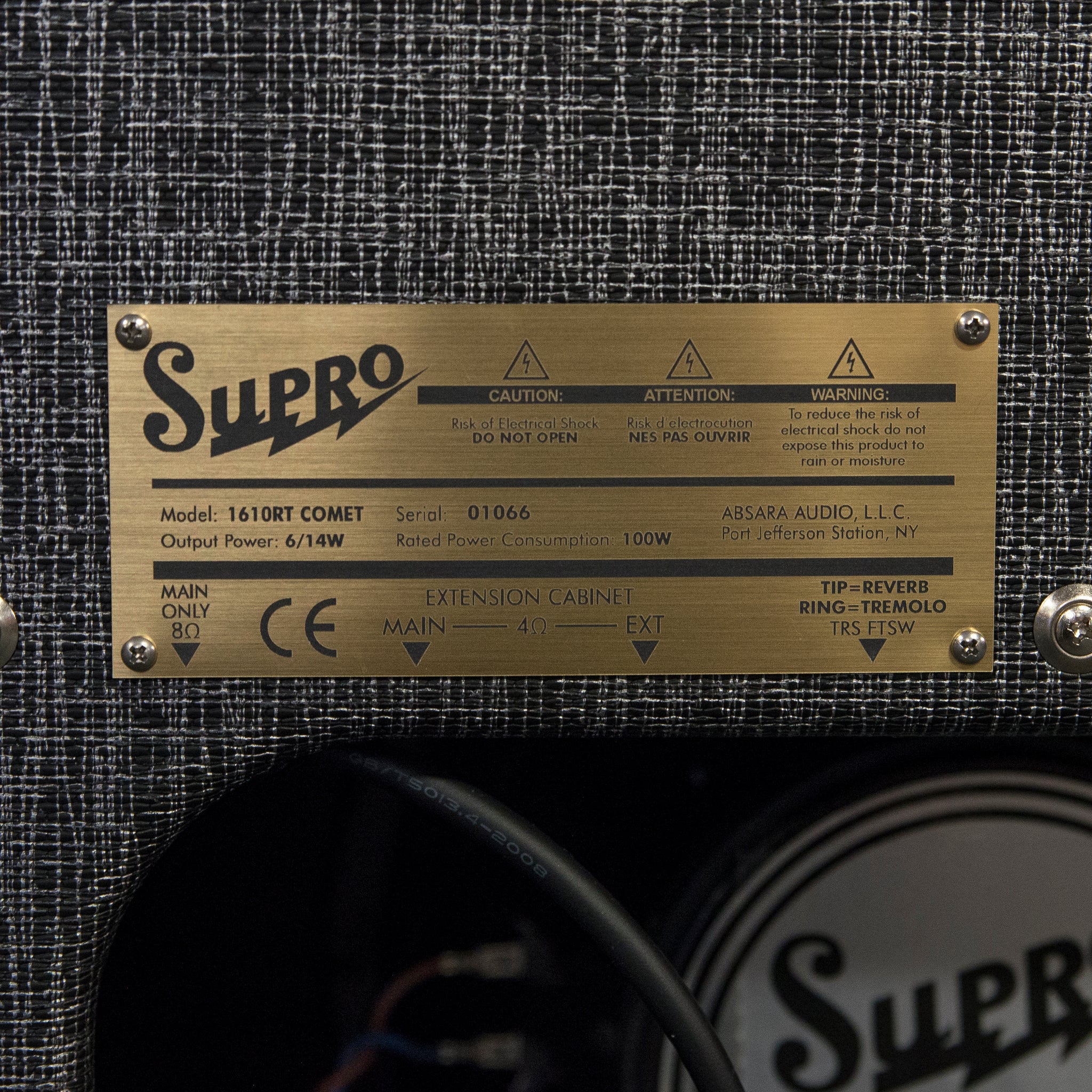 Supro 1610RT Comet Combo Amp (B-Stock) – Carlton Music Center